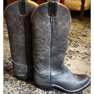 Nocona | Shoes | Two Tone Leather Cowboy Boots | Poshmark